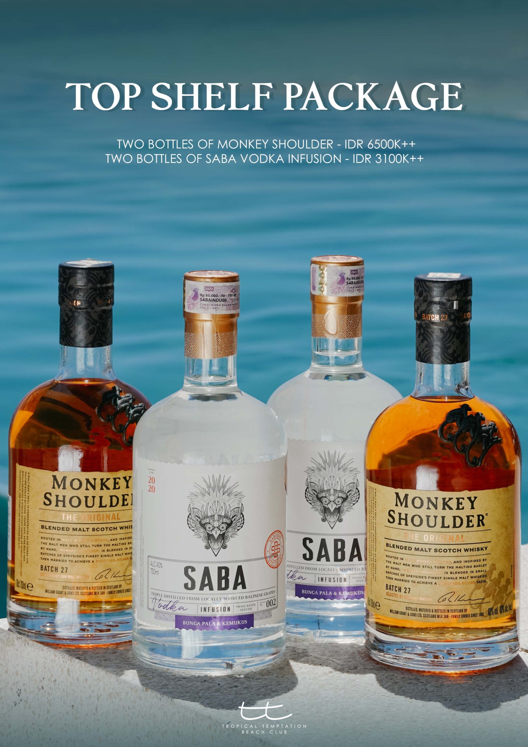 Upgrade Your Day with the Top Shelf Package at Tropical Temptation ...